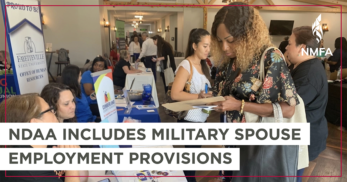 NDAA Update: Some Military Spouse Employment Provisions Included