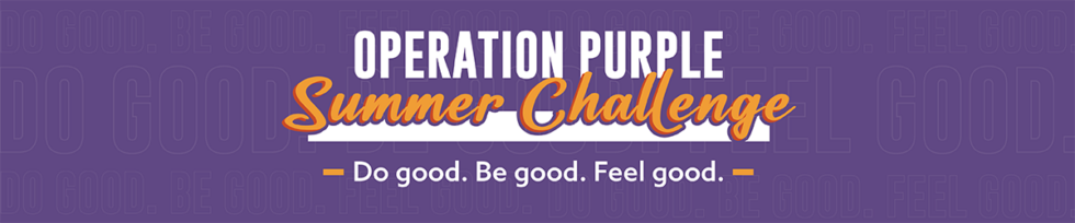 Operation Purple Summer Challenge FAQs